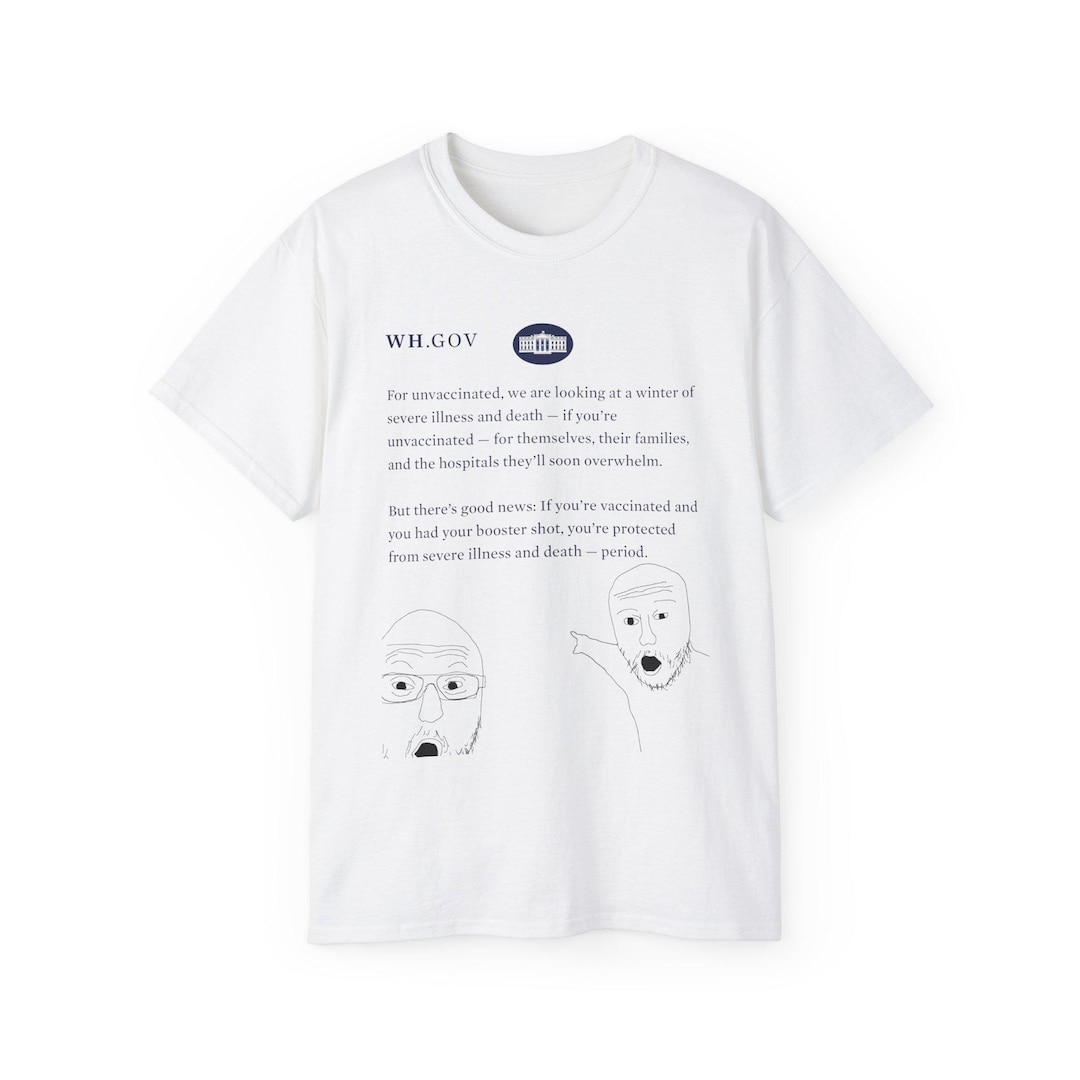 Wojak Woke Vegan Soy Point Cotton T-shirt - Christmas Gag Gift - Etsy