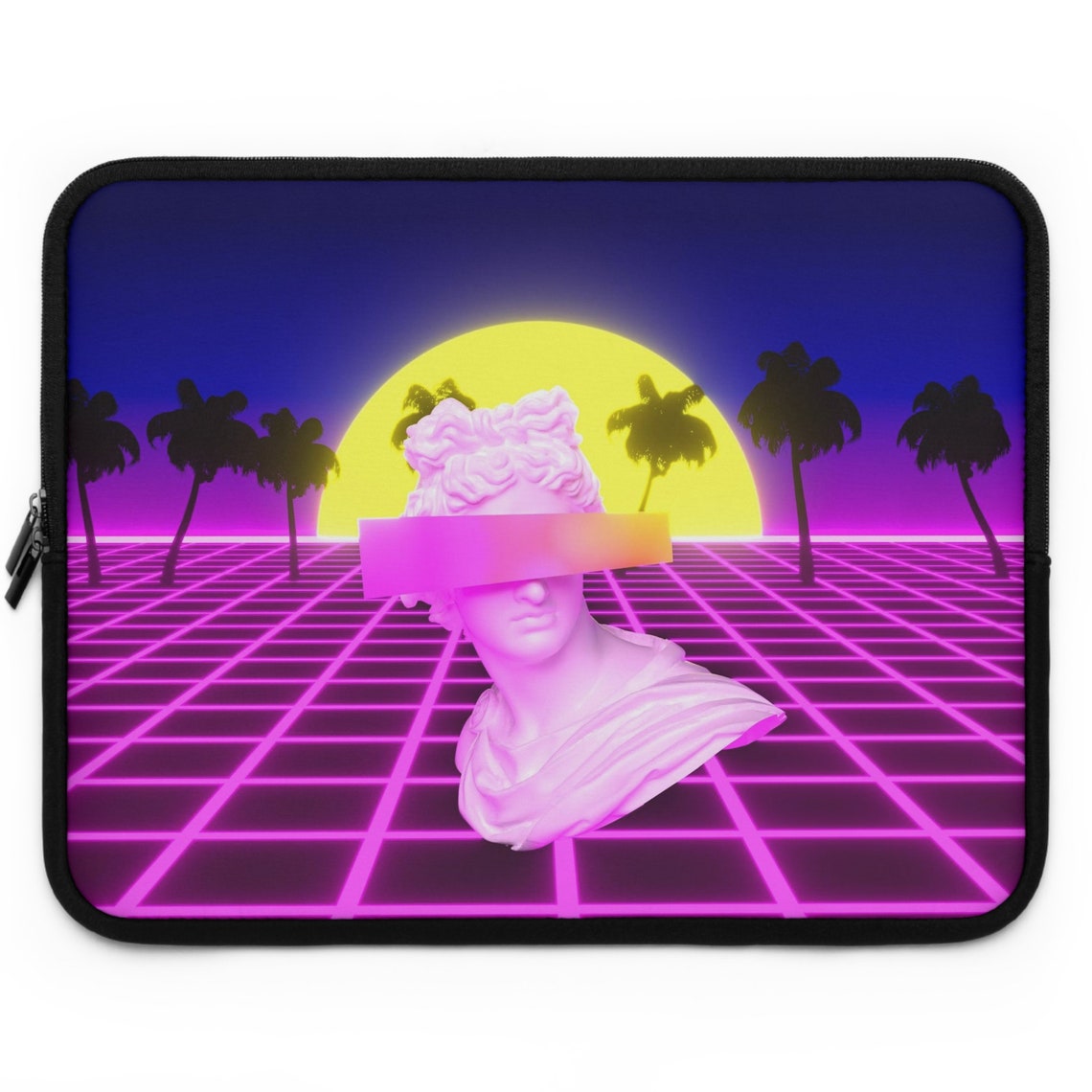 Aesthetic Vaporwave Stoic Cyberpunk Synthwave Laptop Sleeve, Computer ...