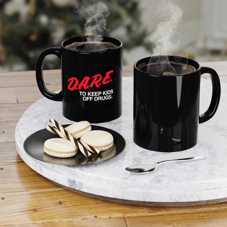 Retro DARE Coffee Mug Drug Awareness, to Keep Kids off Drugs, Drug ...