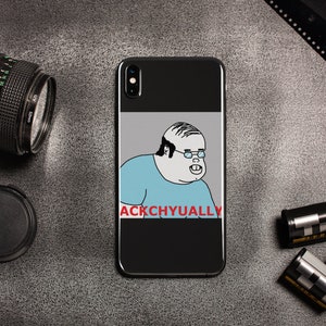 Funny Ackchyually Actually Know It All Sarcastic Meme Nerd Dork Geek Laptop Water Bottle Car ...