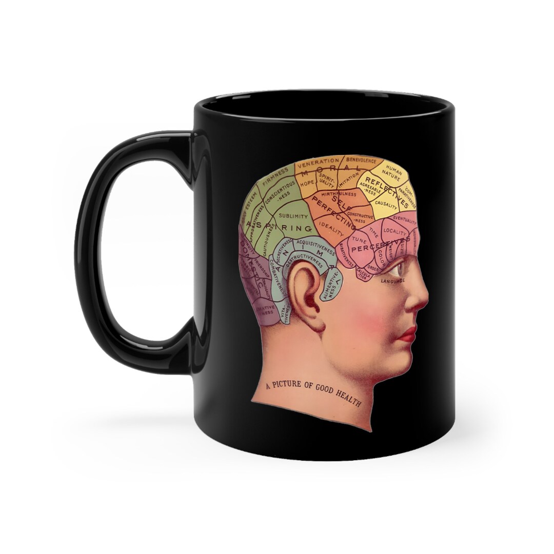 Vintage Aesthetic Mind Brain Anatomy Psychology Picture of Good Health ...