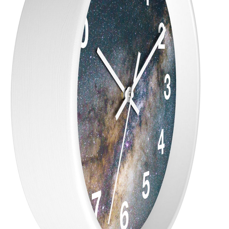 Galaxy Outer Space Stars Universe Astronomy Wall Hanging Clock, Home ...