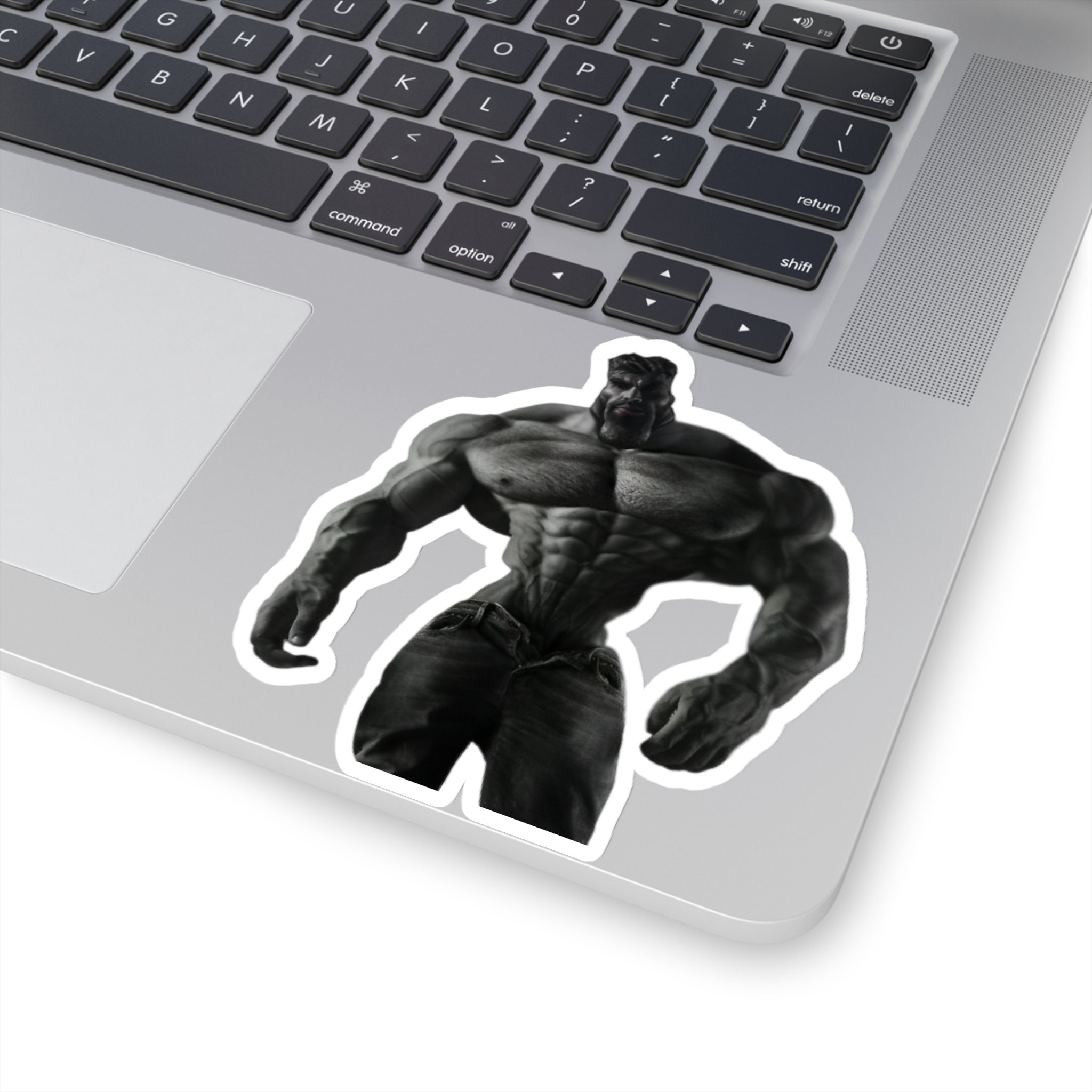 Buff Giga Chad Goofy Meme Laptop Water Bottle Tablet MacBook Pro ...