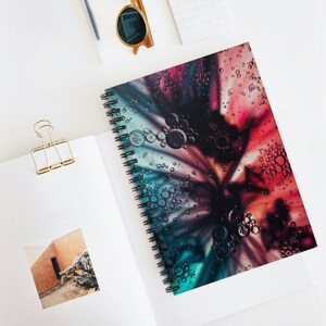 Colorful Water Splash Bubble Journal Notebook, Daily Journal, Study ...