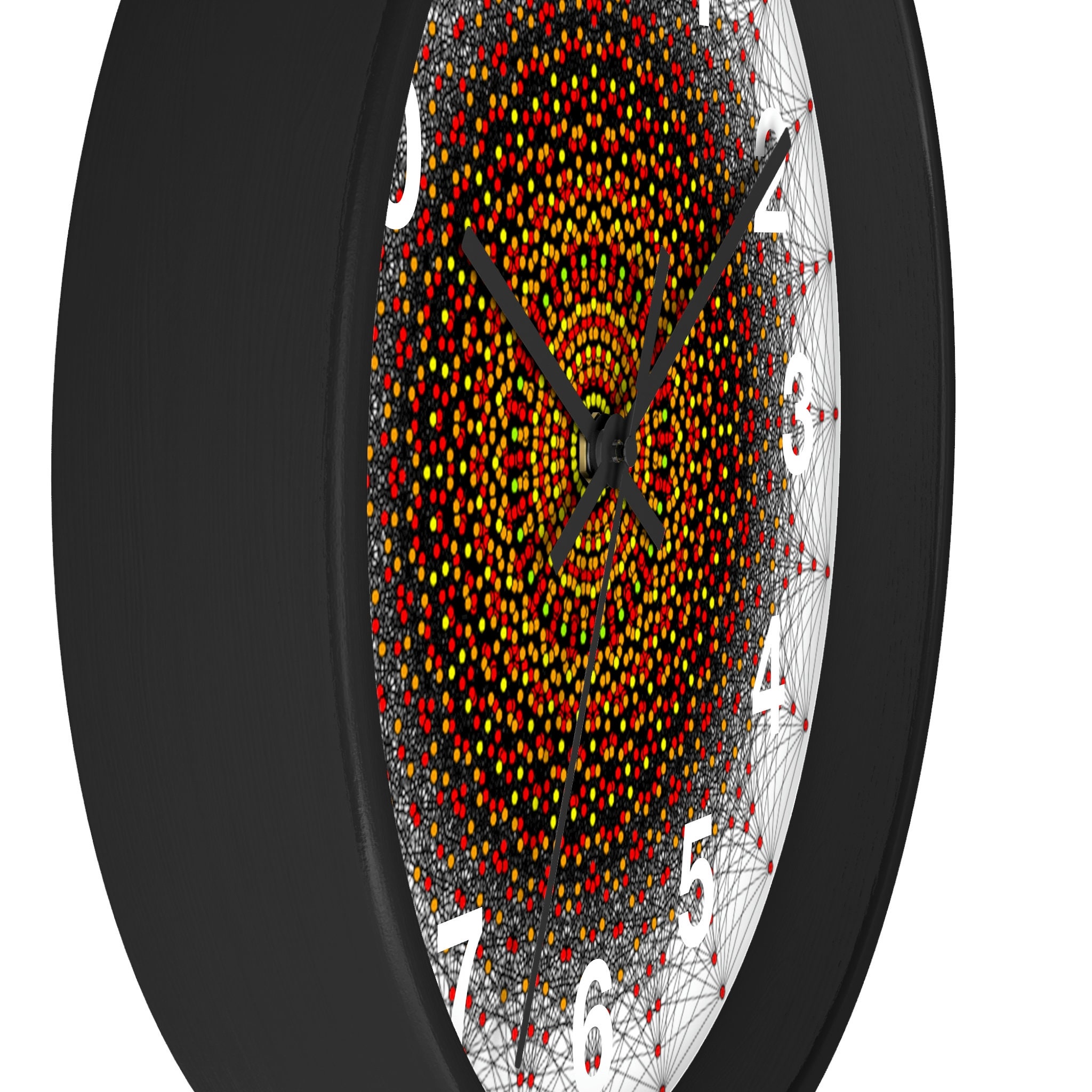 Fibonacci Sequence Geometrical Pattern 10" Inch Wall Clock Art Hanging ...