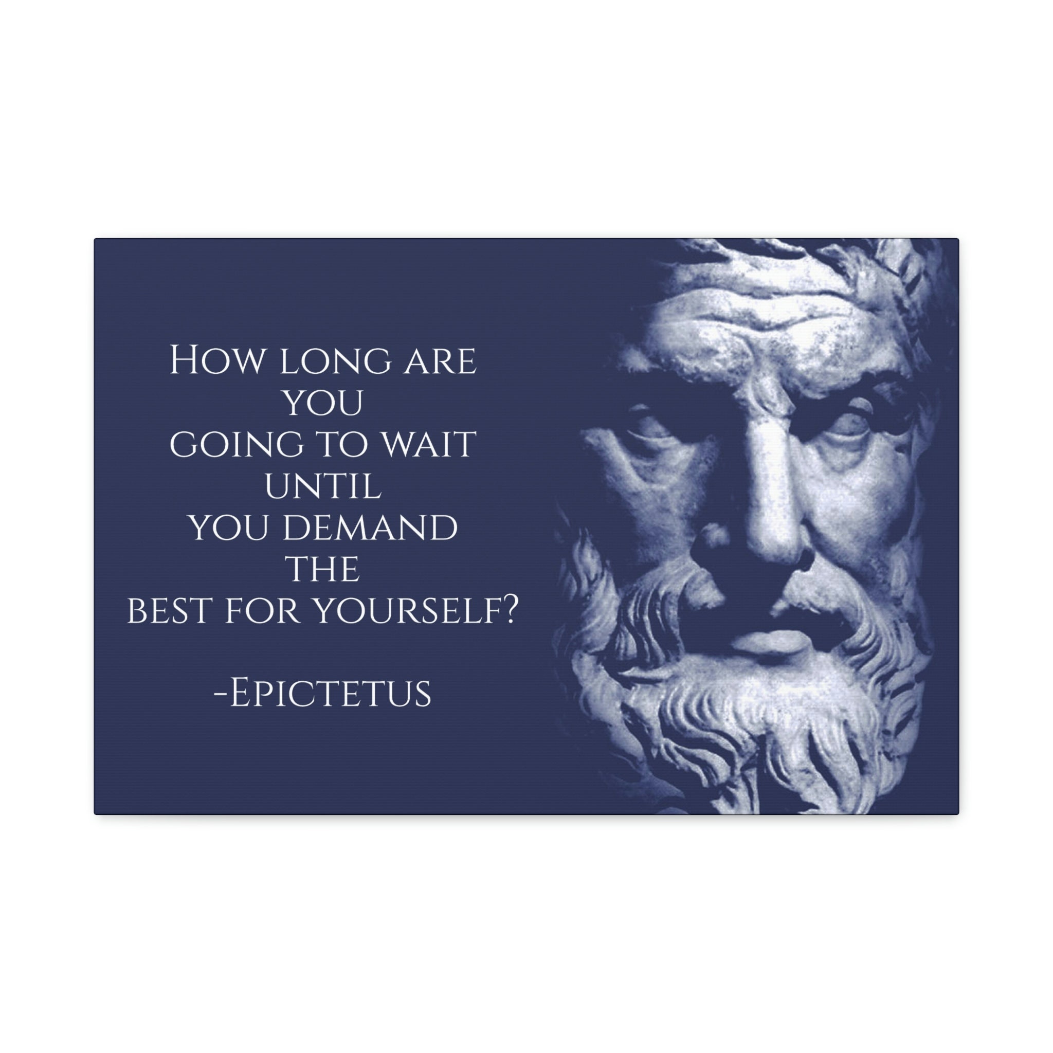 Epictetus Stoic Philosophy Quote Canvas, Philosophy Quote Poster ...