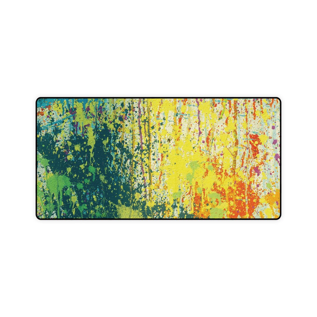 Aesthetic Modern Jackson Pollock Style Art Vibe Mouse Pad Computer Tech ...