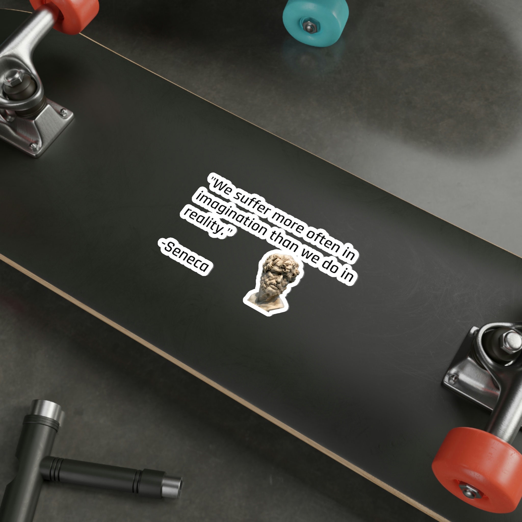 Stoic Stoicism Philosophy Wisdom Seneca Quote We Suffer More in ...