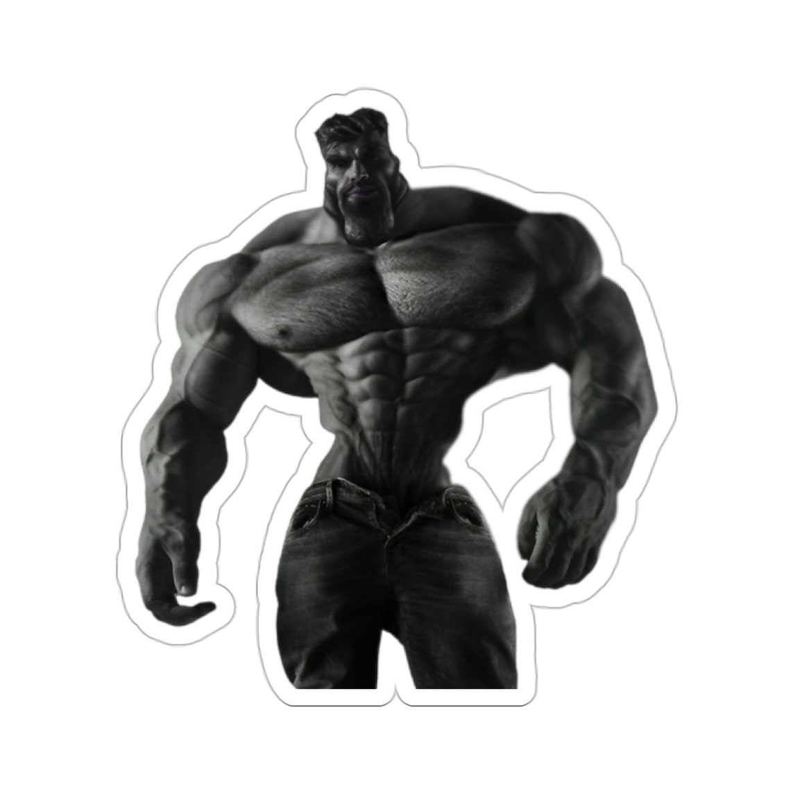 Buff Giga Chad Goofy Meme Laptop Water Bottle Tablet MacBook Pro ...