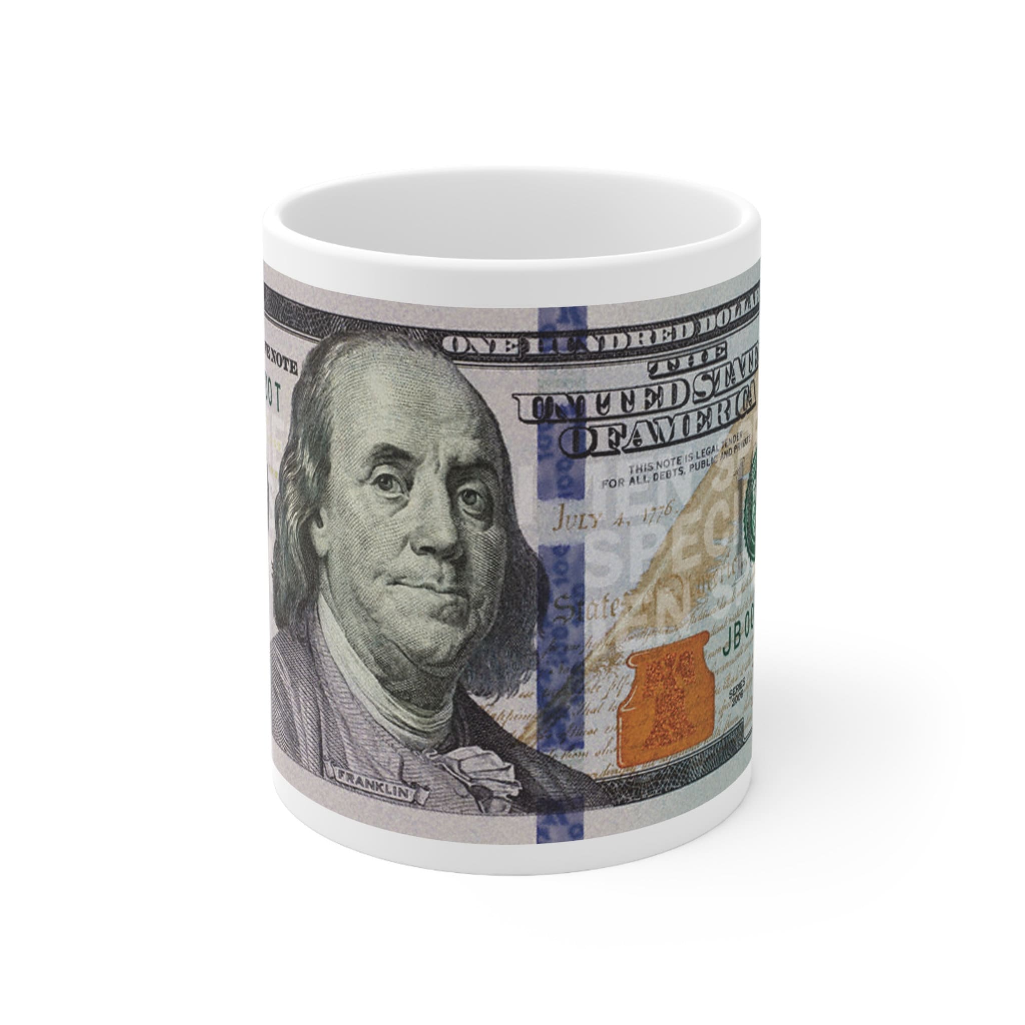 Benjamin Franklin 100 Bill Ceramic Gift Coffee Tea Wine Mug 11oz - Etsy