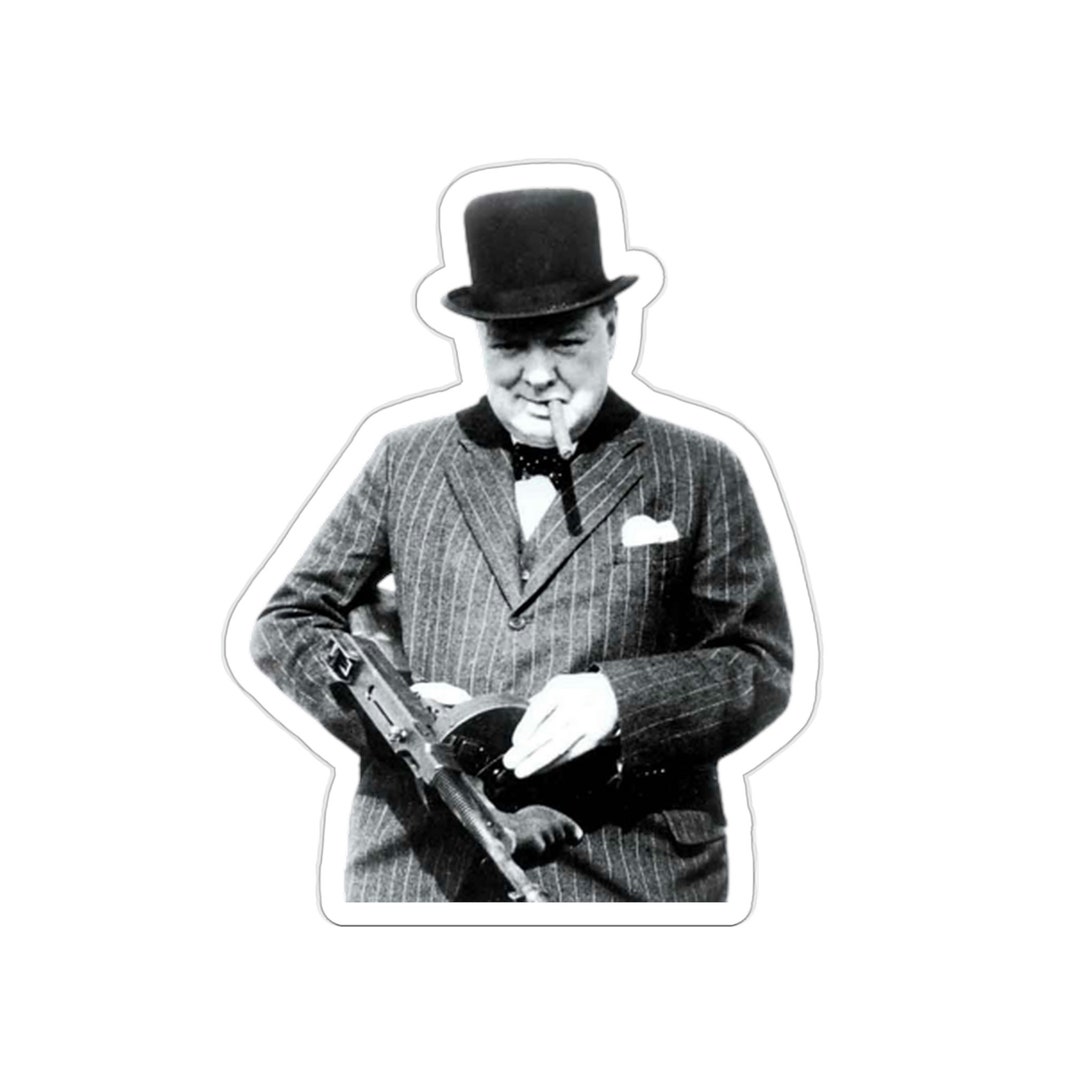 Winston Churchill WW2 UK England Prime Minister Top Hat Cigar Politics ...