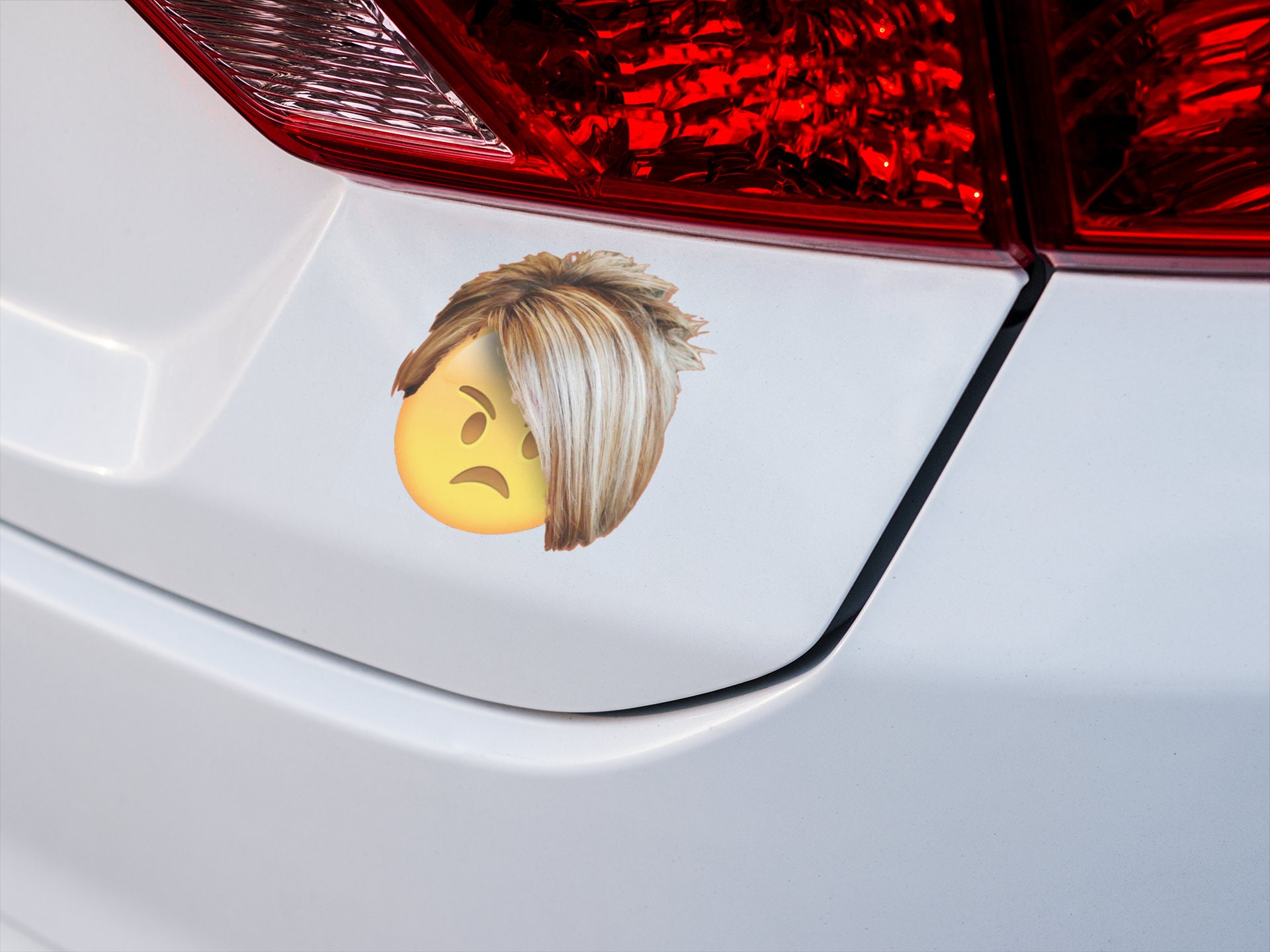 Funny Angry Karen Emoji Meme Sticker, Laptop Sticker, Water Bottle ...
