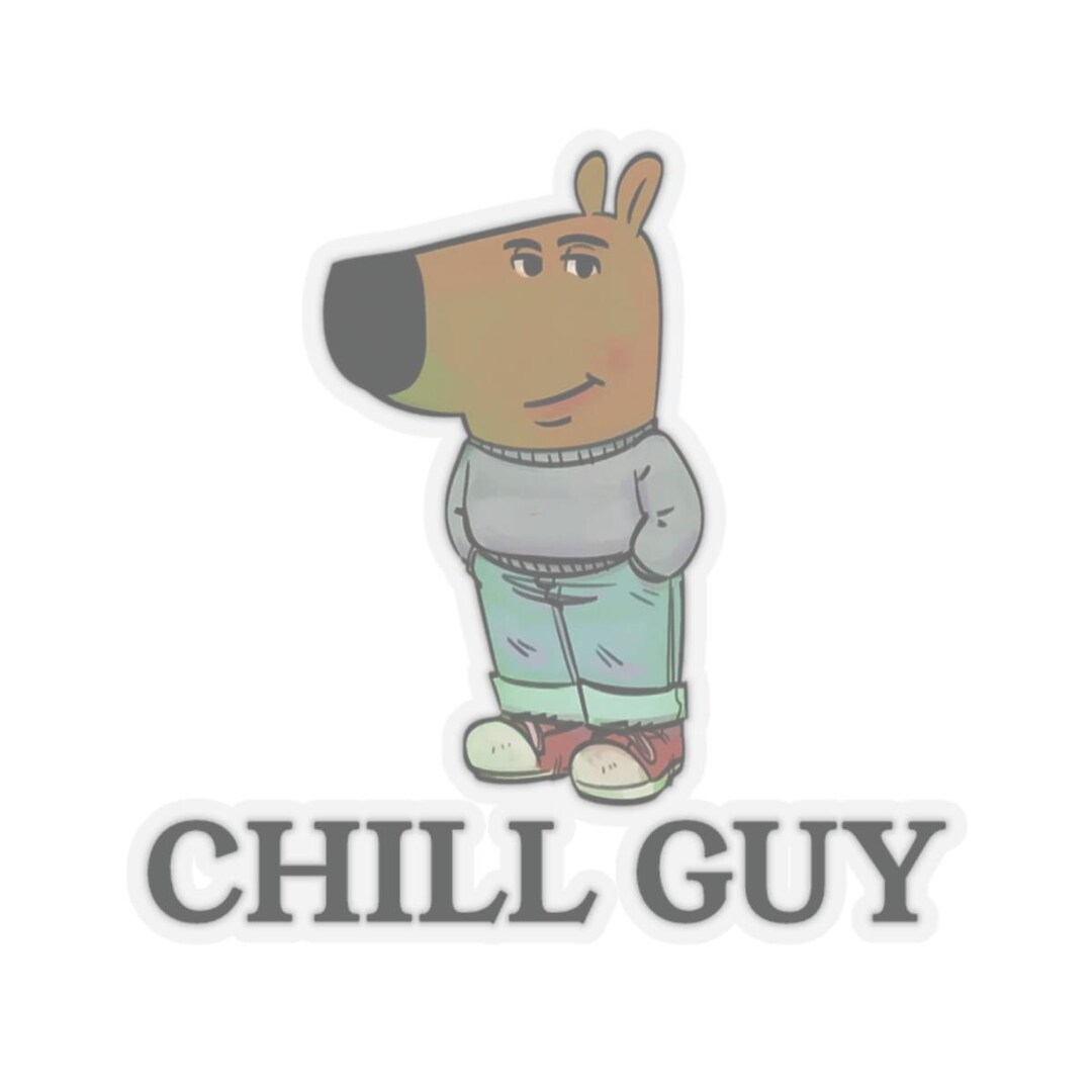 He's Just A Chill Guy Crypto Cartoon 2024 Meme Waterbottle MacBook Pro ...