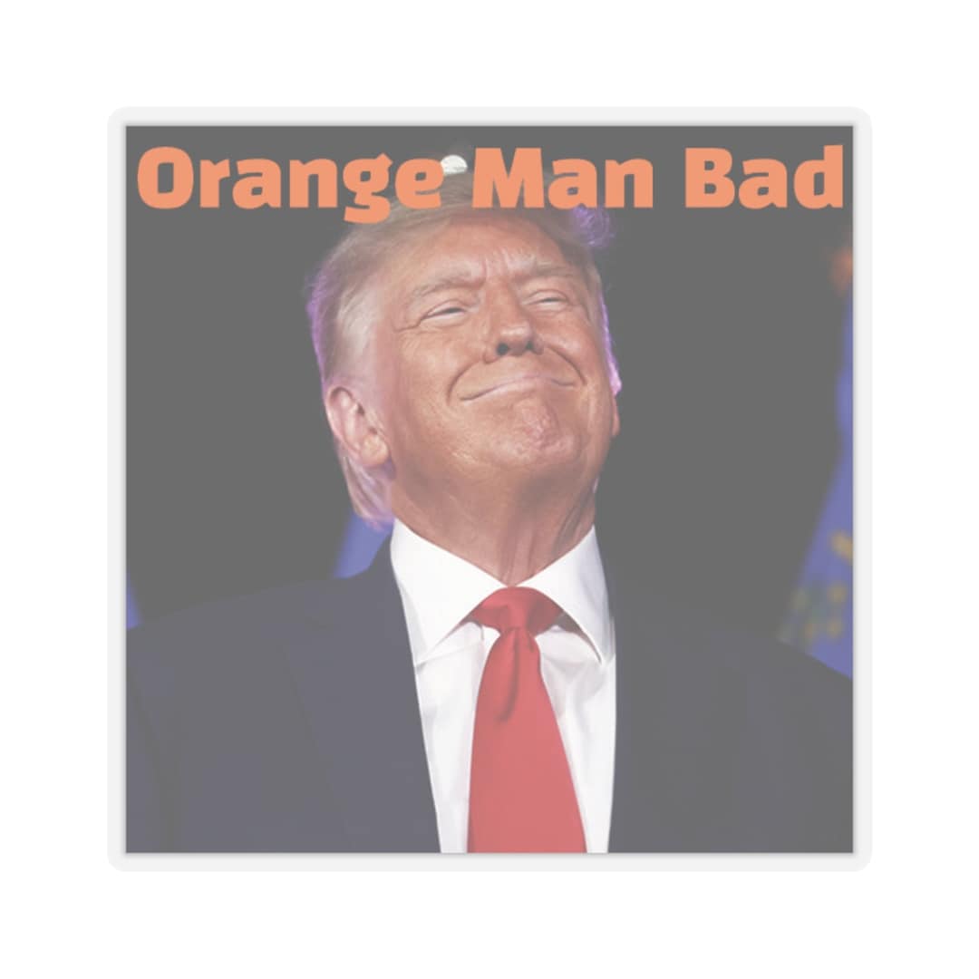 Donald Trump Orange Man Bad President Political Politics Meme Laptop ...