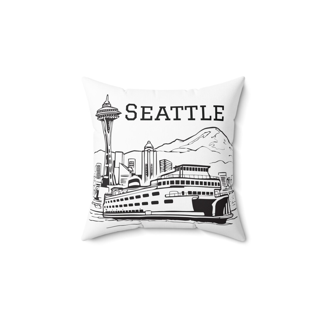 Seattle Washington Pacific Northwest Space Needle Ferry Mount Rainier ...