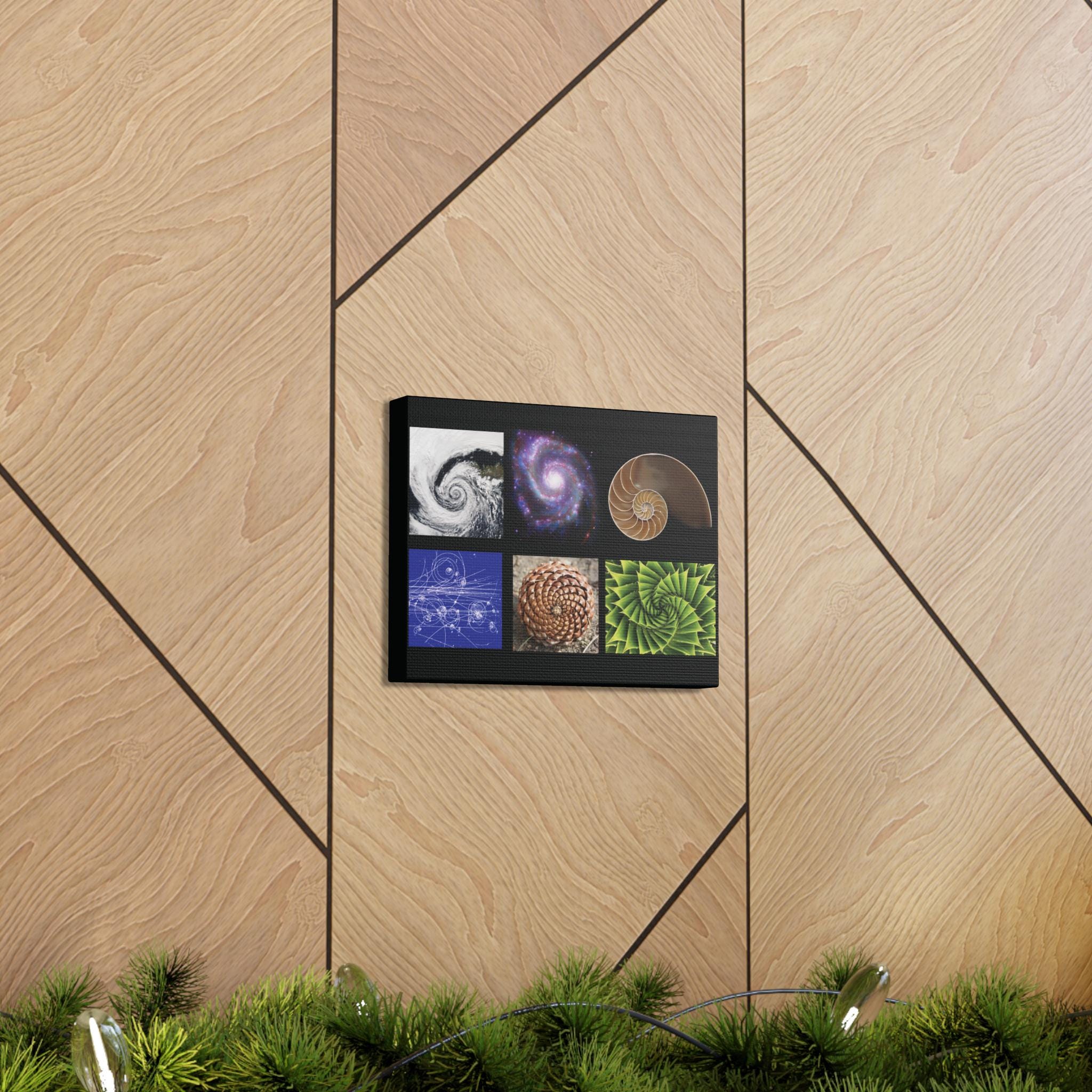 Fibonacci Sequence Golden Ratio Geometrical Wall Art Dorm Room Home ...