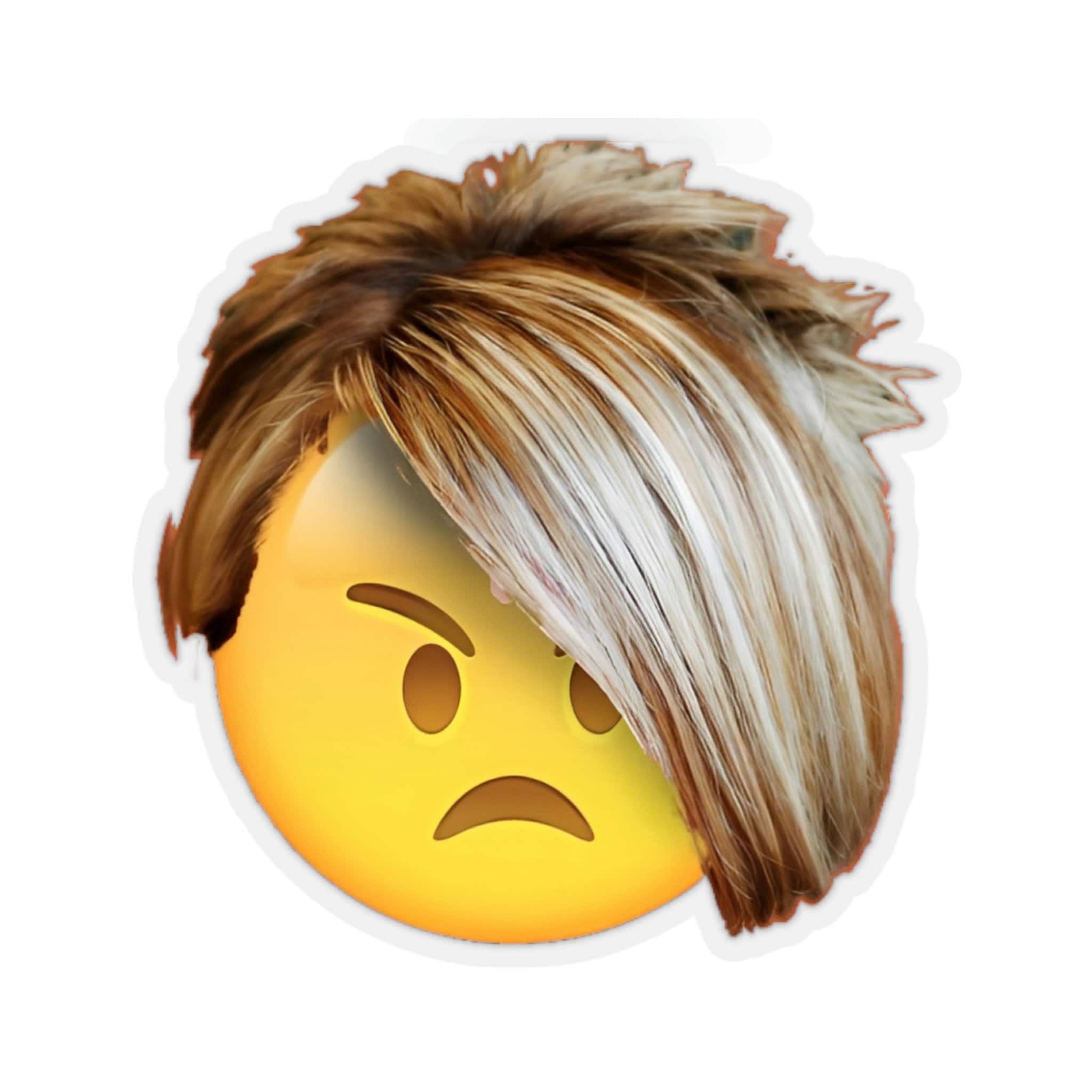 Funny Angry Karen Emoji Meme Sticker, Laptop Sticker, Water Bottle ...