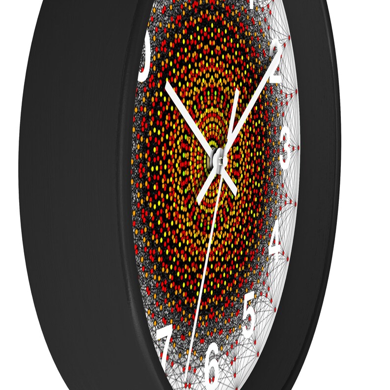 Fibonacci Sequence Geometrical Pattern 10" Inch Wall Clock Art Hanging ...