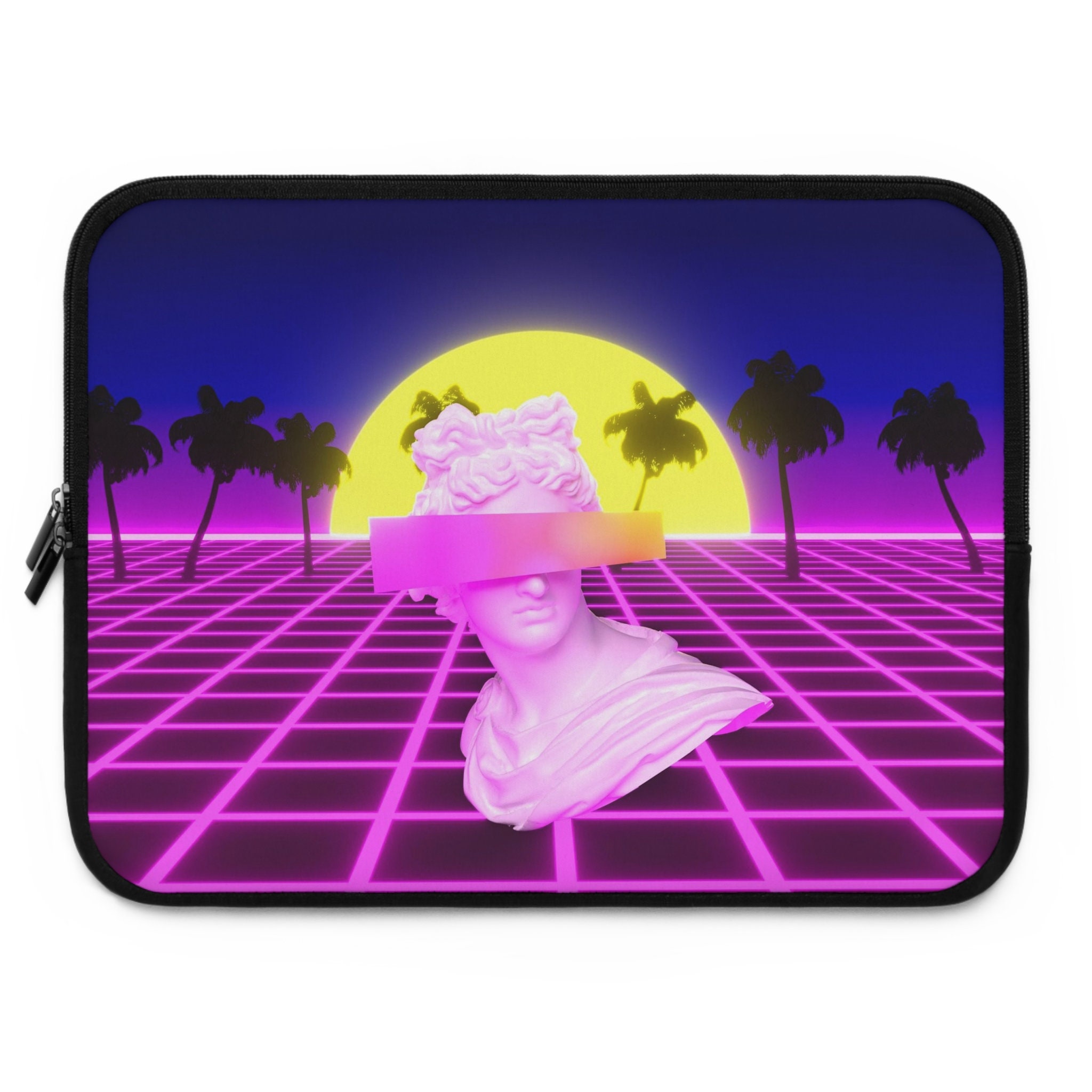 Aesthetic Vaporwave Stoic Cyberpunk Synthwave Laptop Sleeve, Computer ...