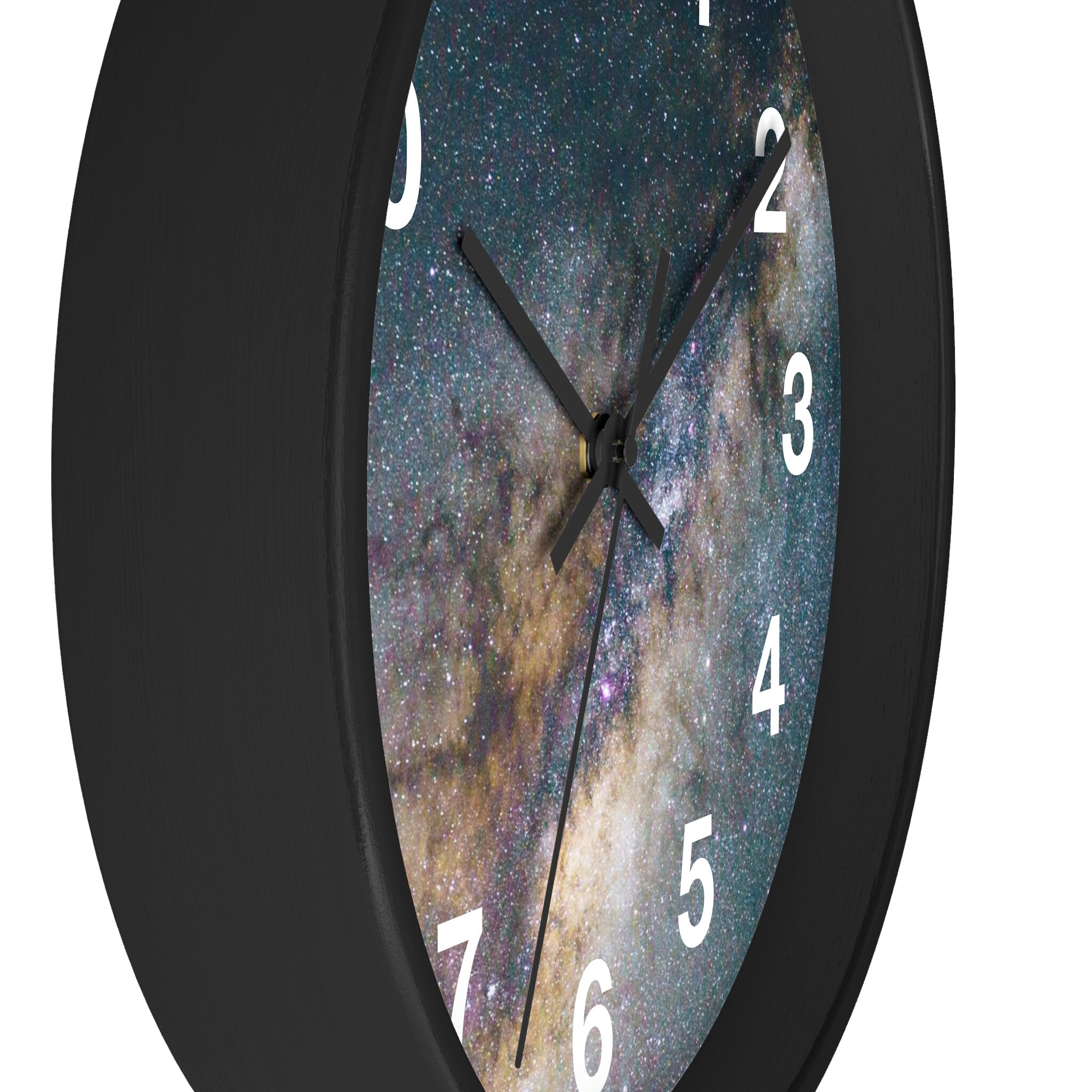 Galaxy Outer Space Stars Universe Astronomy Wall Hanging Clock, Home ...