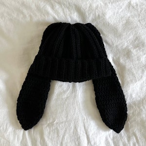 Crochet Bunny Rabbit Ear Beanie - Etsy