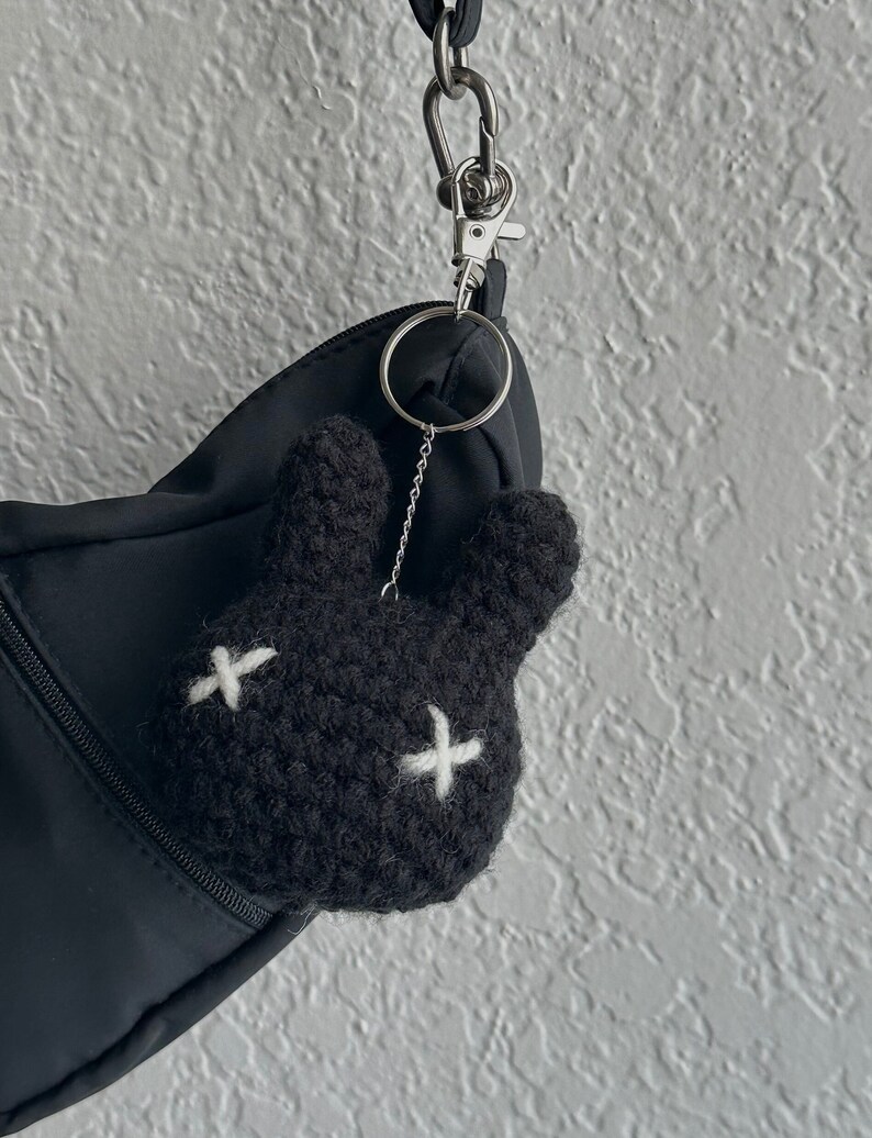 Crochet Bunny Keychain individual or Set of 2 - Etsy