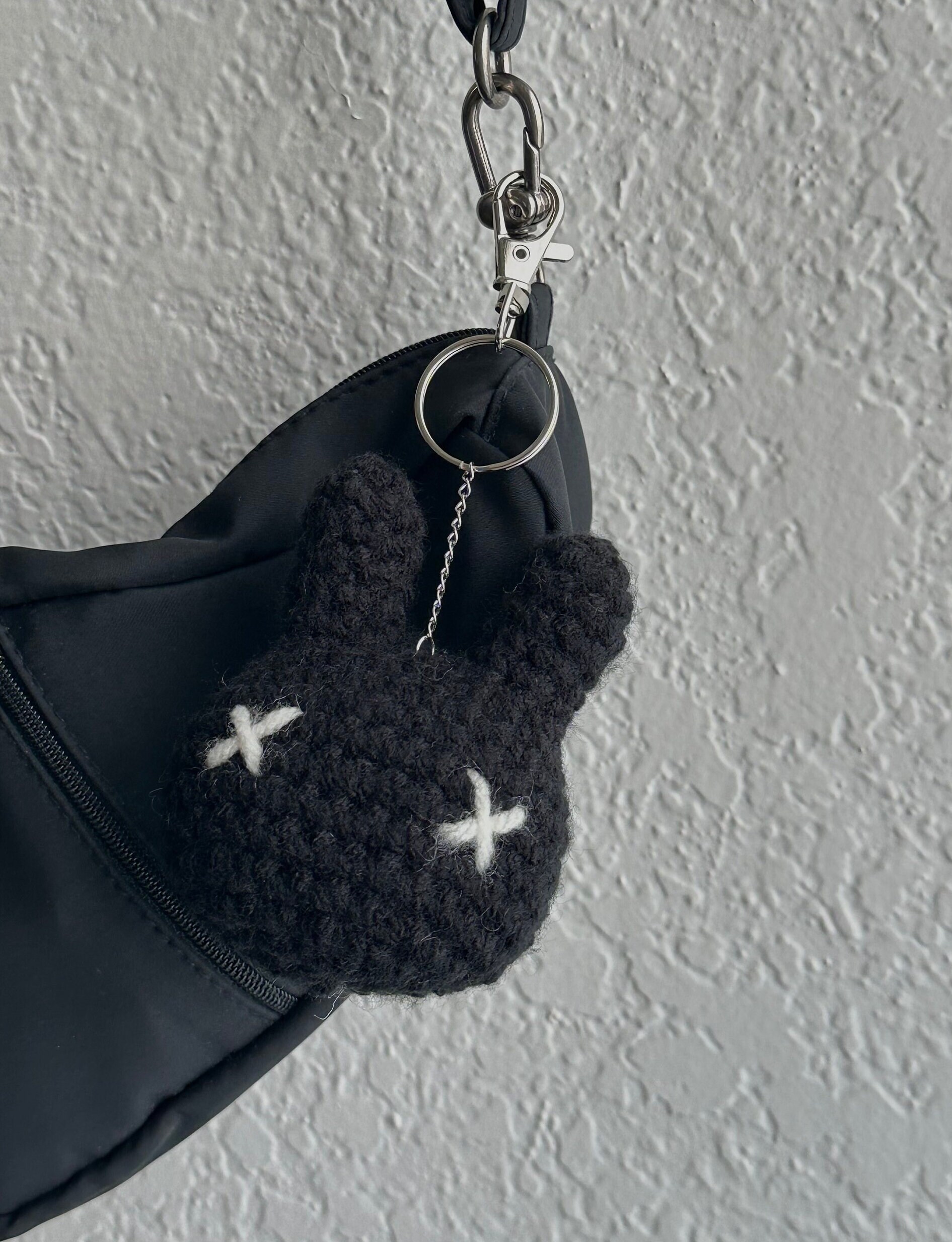 Crochet Bunny Keychain individual or Set of 2 - Etsy