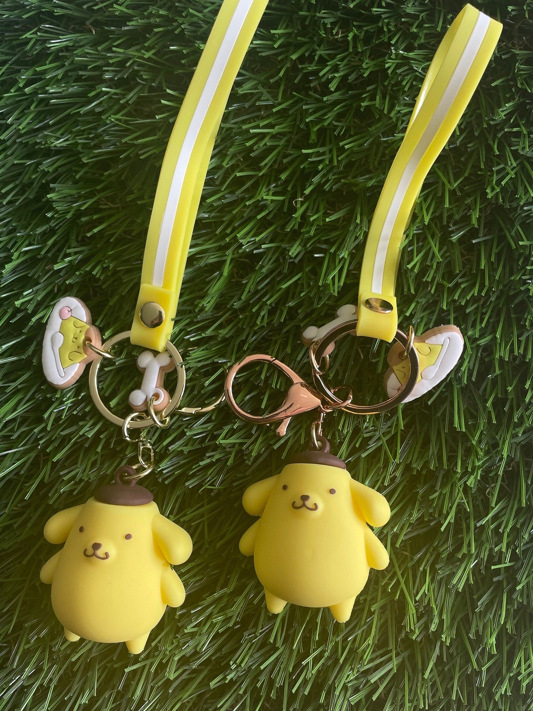 Pompompurin Show Hello Kitty Key Chain - Etsy