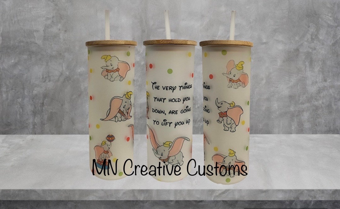 Dumbo Cups Dumbo Gifts 16 Oz Glass Cup 20 Oz Glass Cup 20 - Etsy