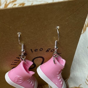 Jojo Siwa Pink High Top Sneaker Earrings - Etsy
