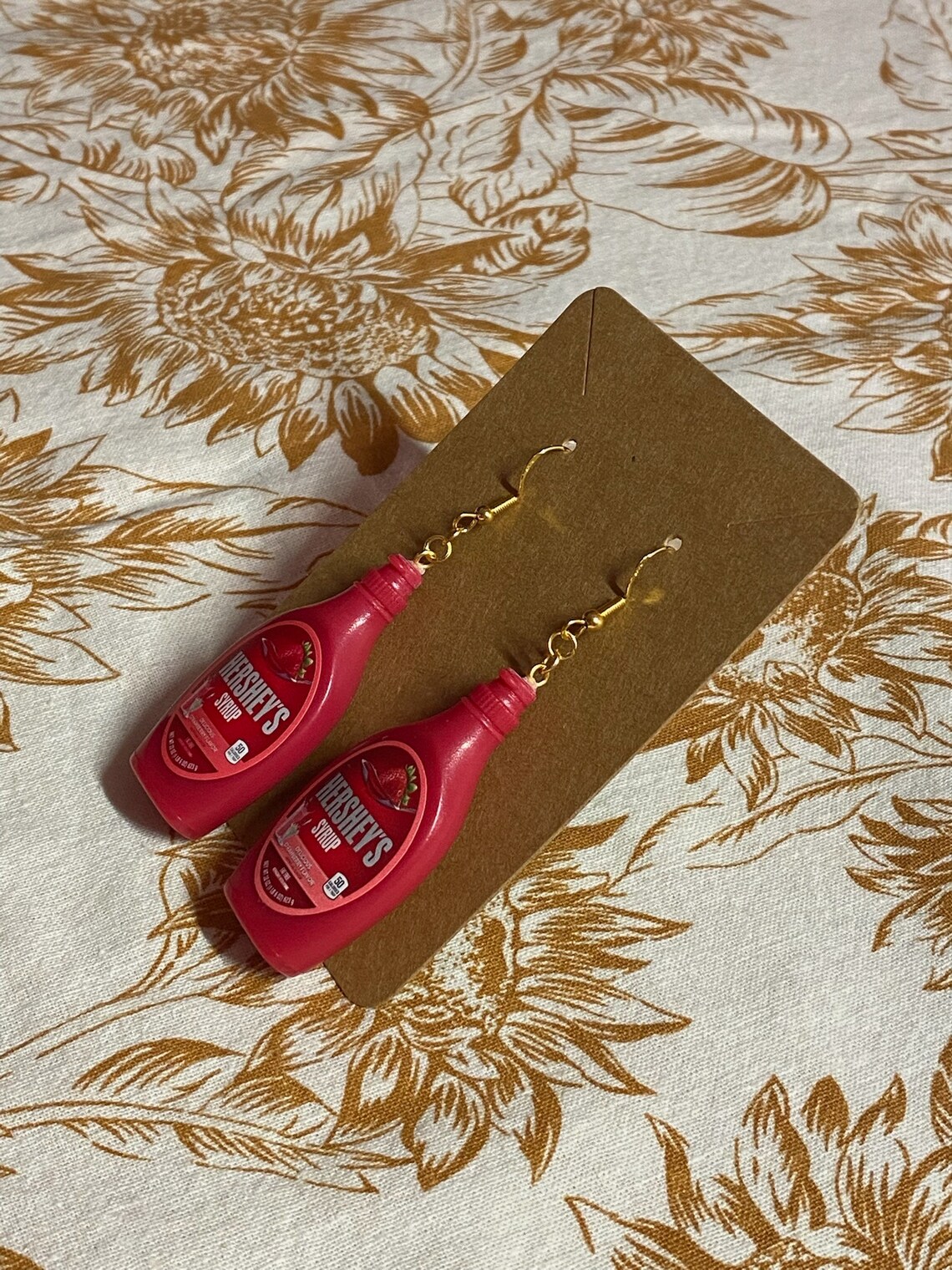 Hersheys Strawberry Syrup Mini Brands Earrings - Etsy