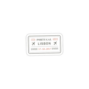 Portugal Passport Stamp | Die-cut Stickers | Lisbon Portugal Sticker ...