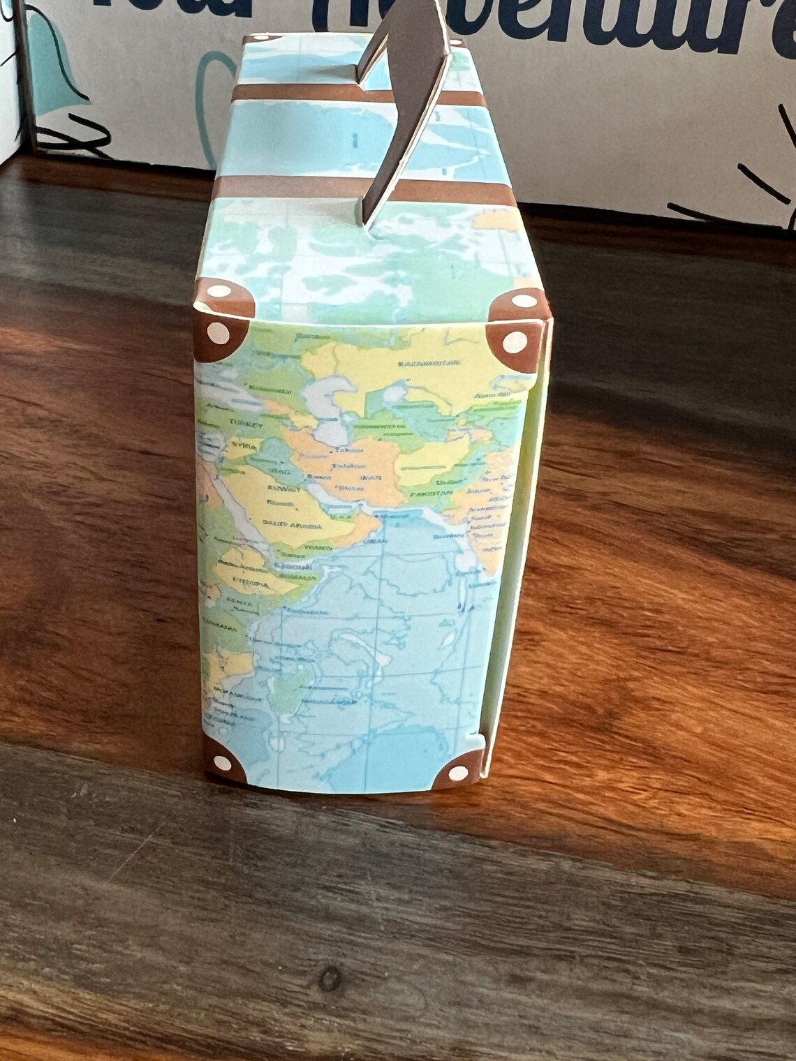 Suitcase Boxes Favor Boxes Travel Boxes Candy Box Travel Themed Party ...