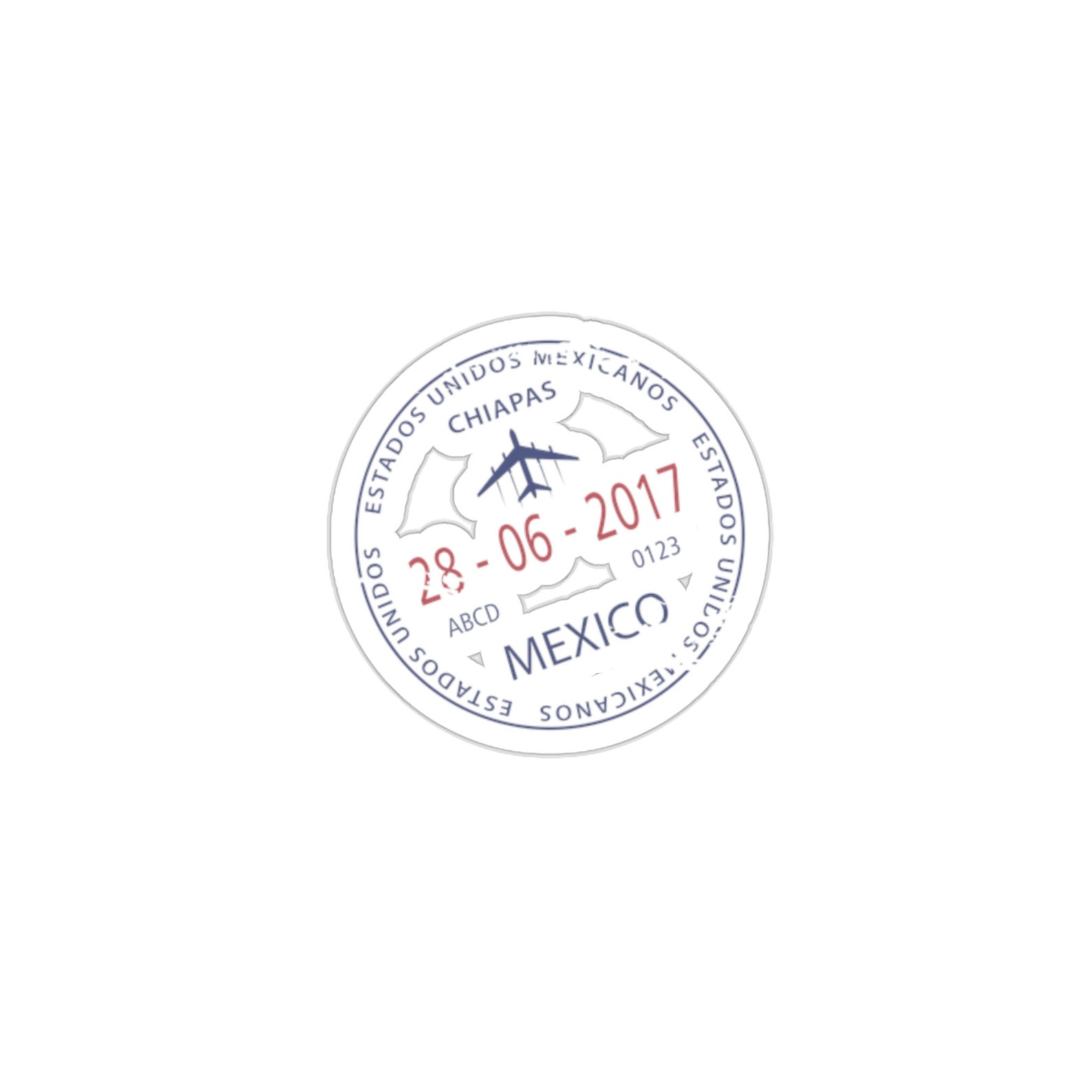 Mexico Passport Stamp Sticker | Water-resistant Travel Decal - Etsy