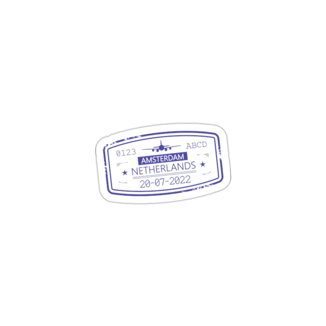 Netherlands Passport Stamp | Die-cut Stickers | Netherlands Sticker ...