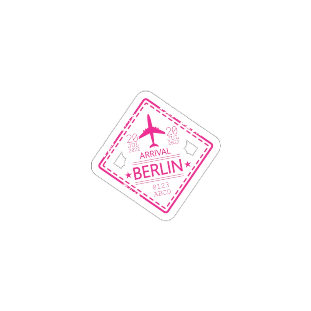 Germany Passport Stamp | Die-cut Stickers | Germany Sticker | Travel ...