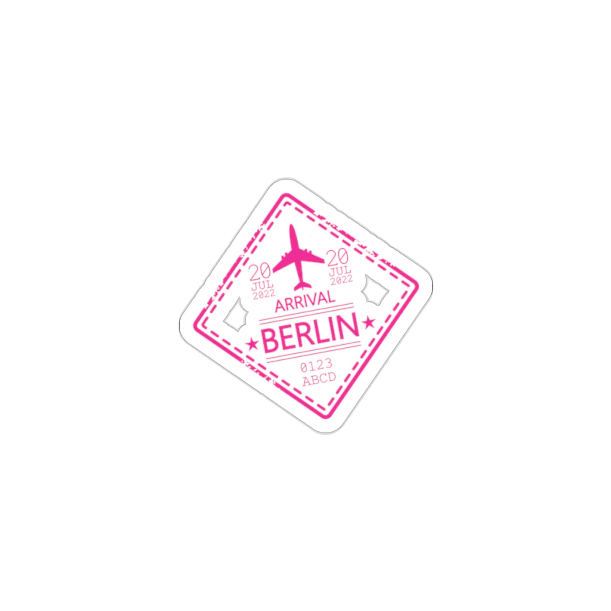 Germany Passport Stamp Die-cut Stickers Germany Sticker - Etsy