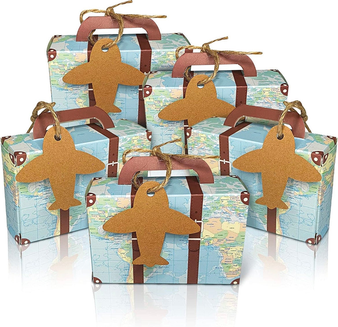 Suitcase Boxes Favor Boxes Travel Boxes Candy Box Travel Themed Party ...