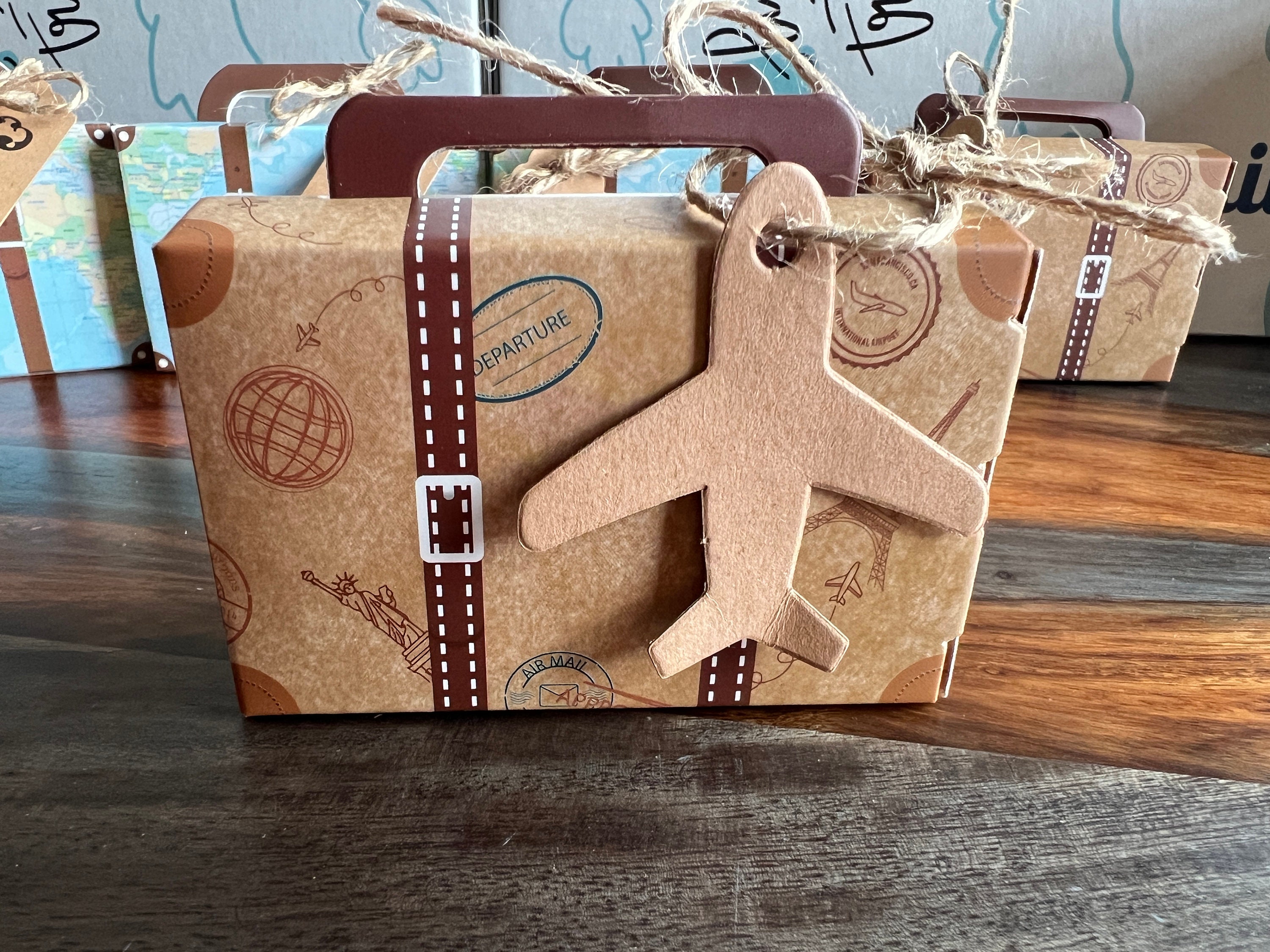 Suitcase Boxes Favor Boxes Travel Boxes Candy Box Travel Themed Party Favors Gift Boxes Luggage ...