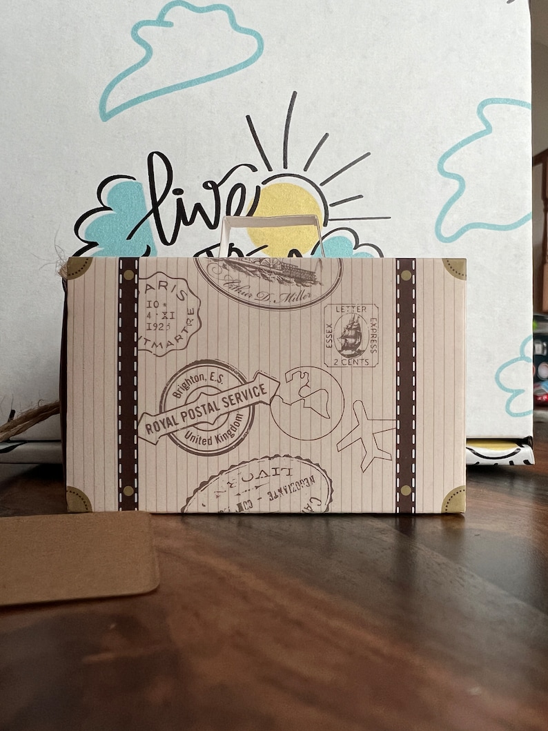 Suitcase Boxes | Favor Boxes | Travel Boxes | Candy Box | Travel Themed ...