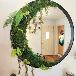 Moss Mirror - Etsy