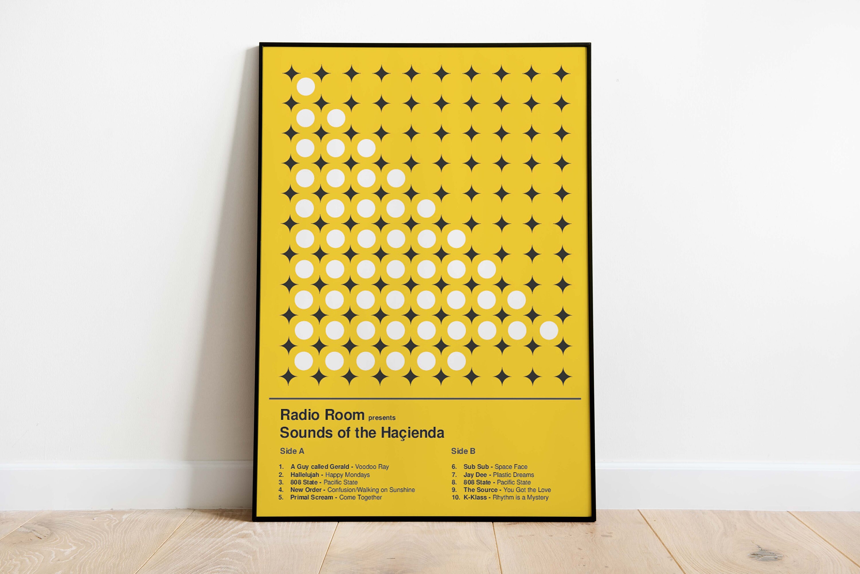 Retro House Music Poster Hacienda Madchester Music Print - Etsy