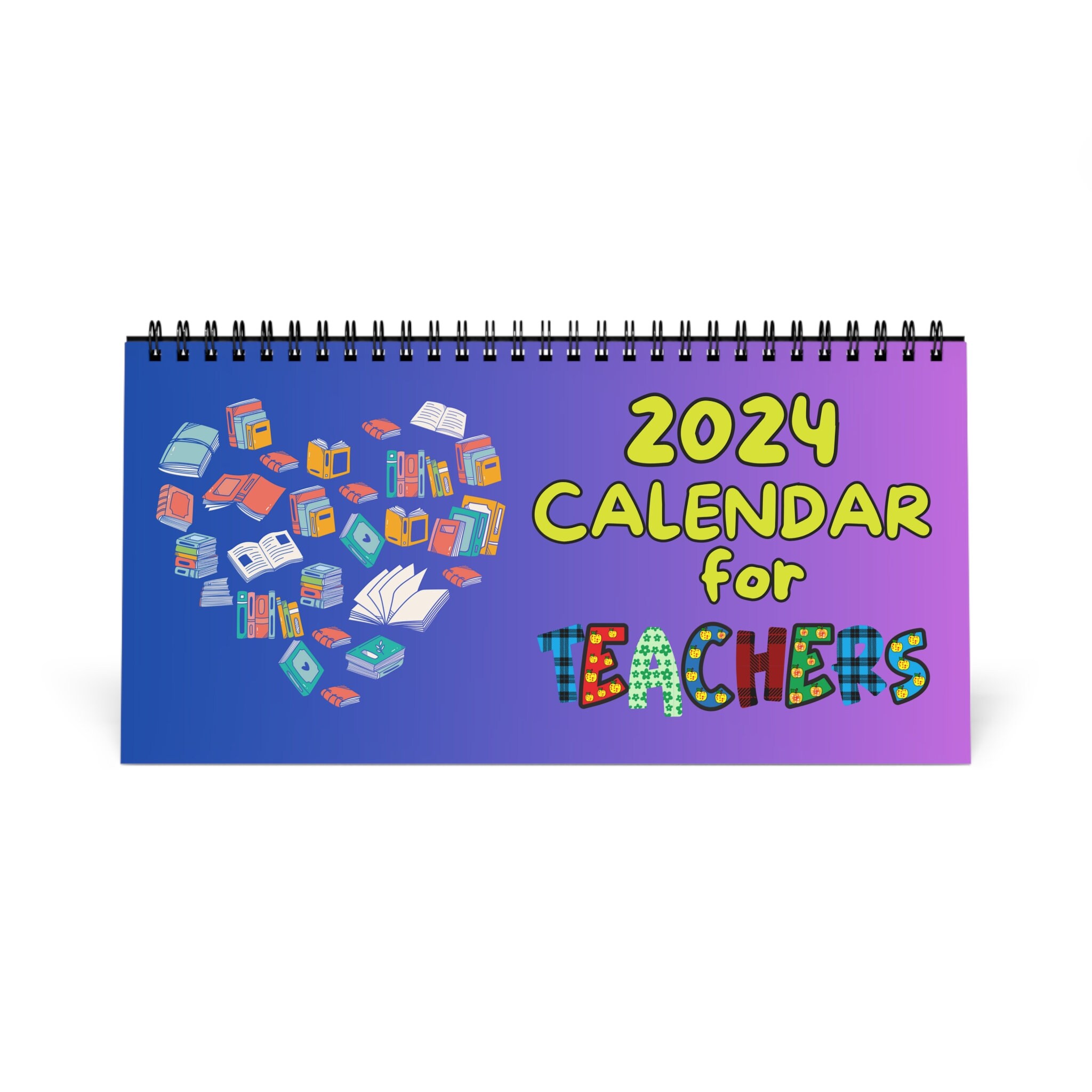 Desk Calendar, 2024 Calendar for Teacher, - Etsy