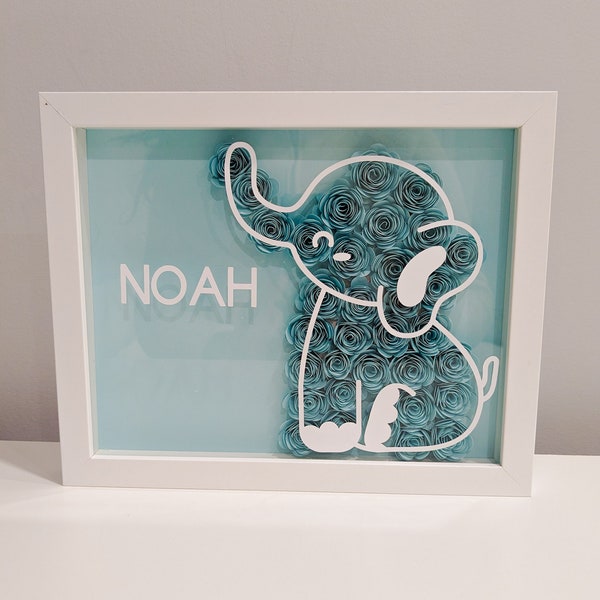 Baby Boy Shadow Box - Etsy