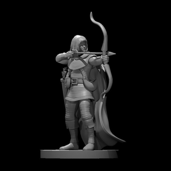 Male Elf Ranger Miniature - Etsy