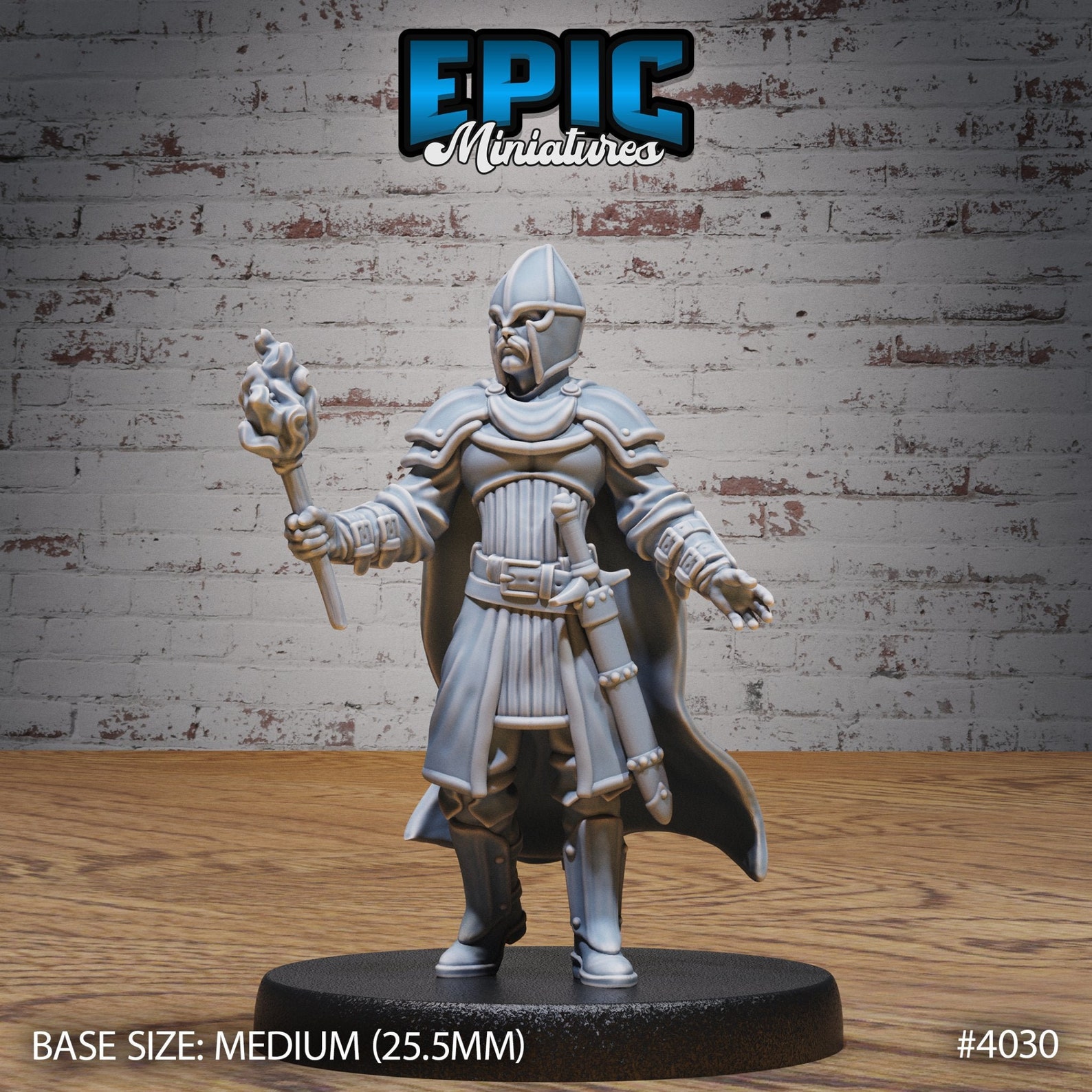 Villager Warrior Torch Miniature - Etsy