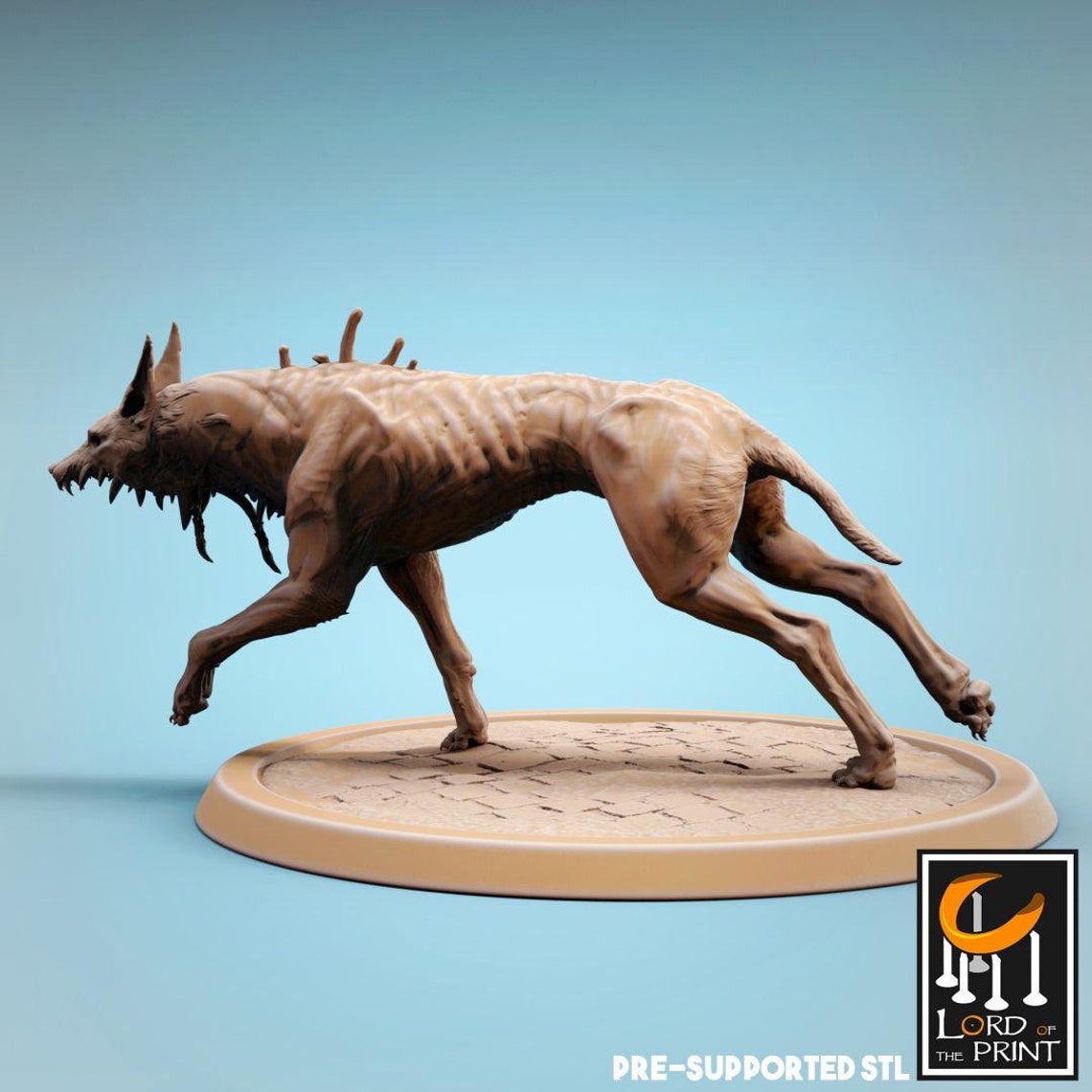 Corrupted Dog Miniature - Etsy