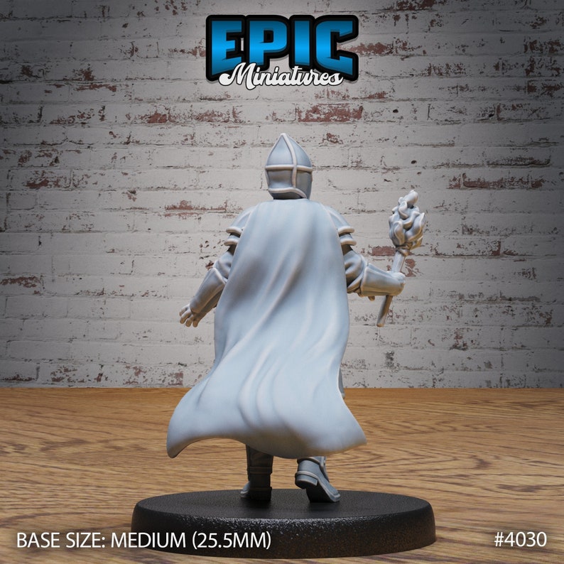 Villager Warrior Torch Miniature - Etsy