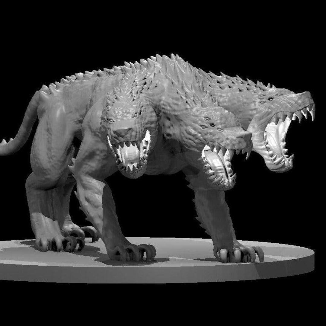 Underworld Cerberus Miniature - Etsy