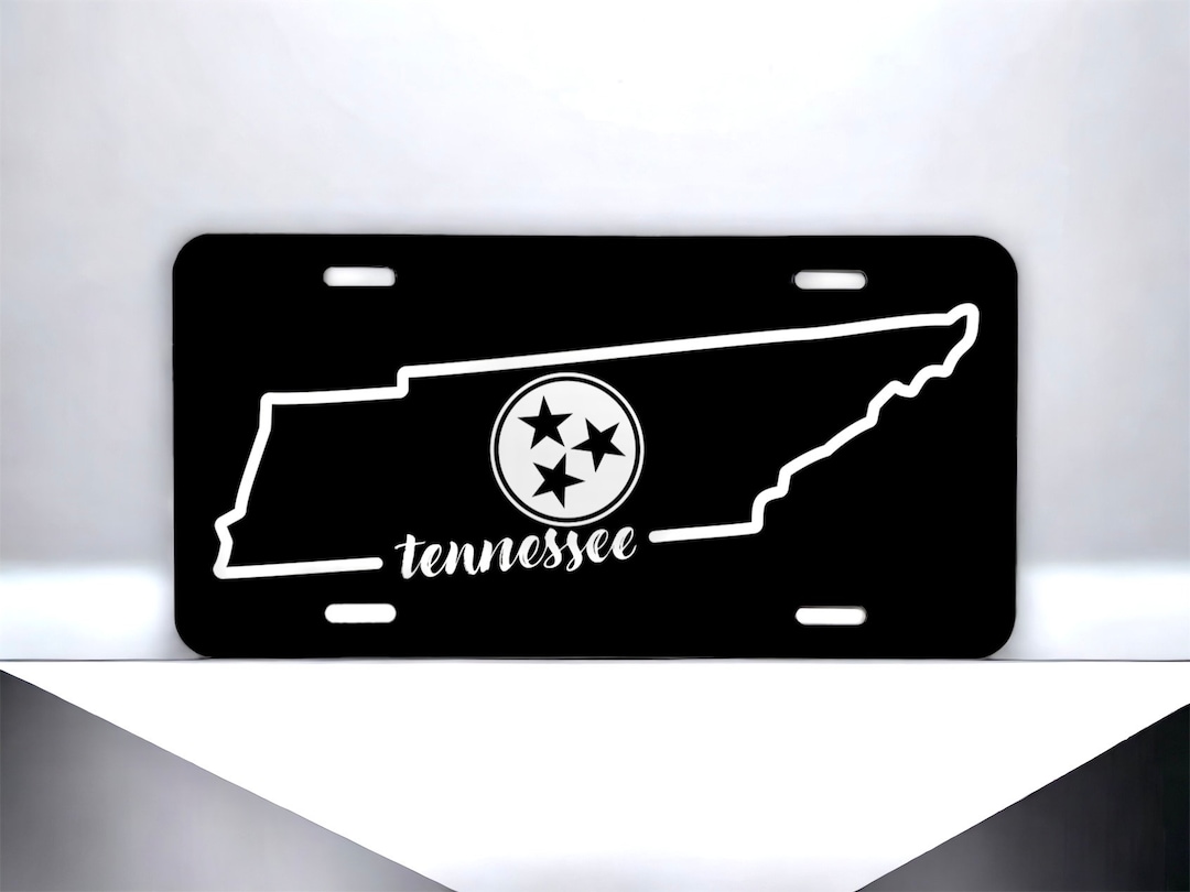 The State of the Tennessee Flag Emblem Aluminum Laser - Etsy